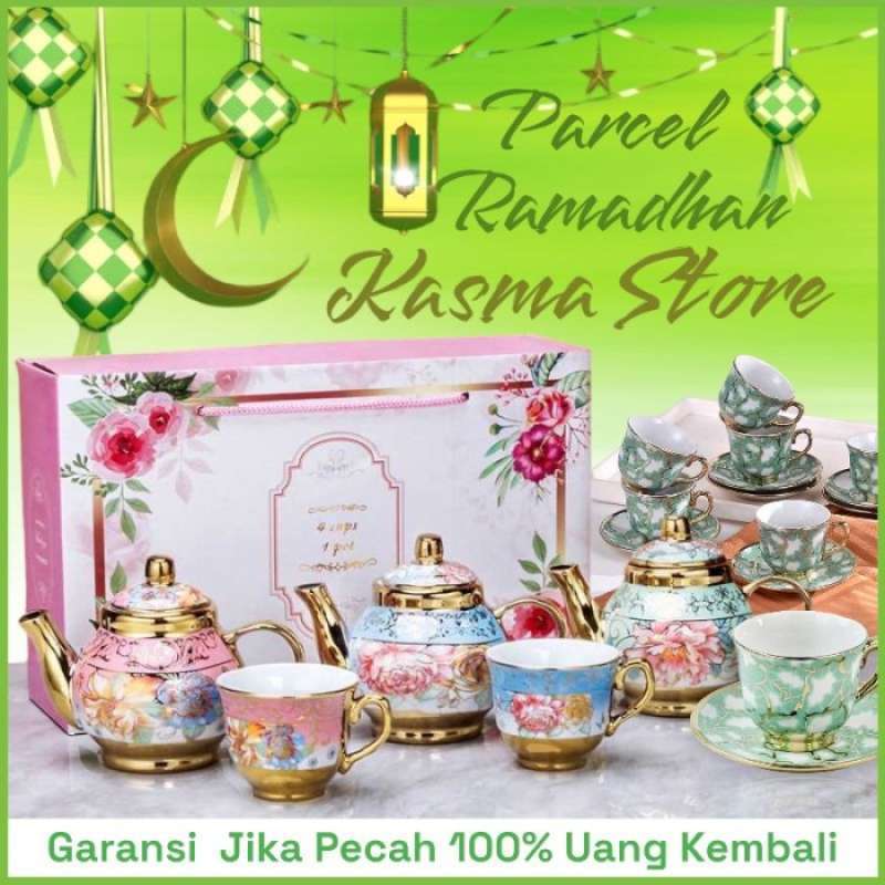 Promo Parcel Ramadhan Cangkir Keramik Kado Ulang Tahun Pernikahan Set 6 ...