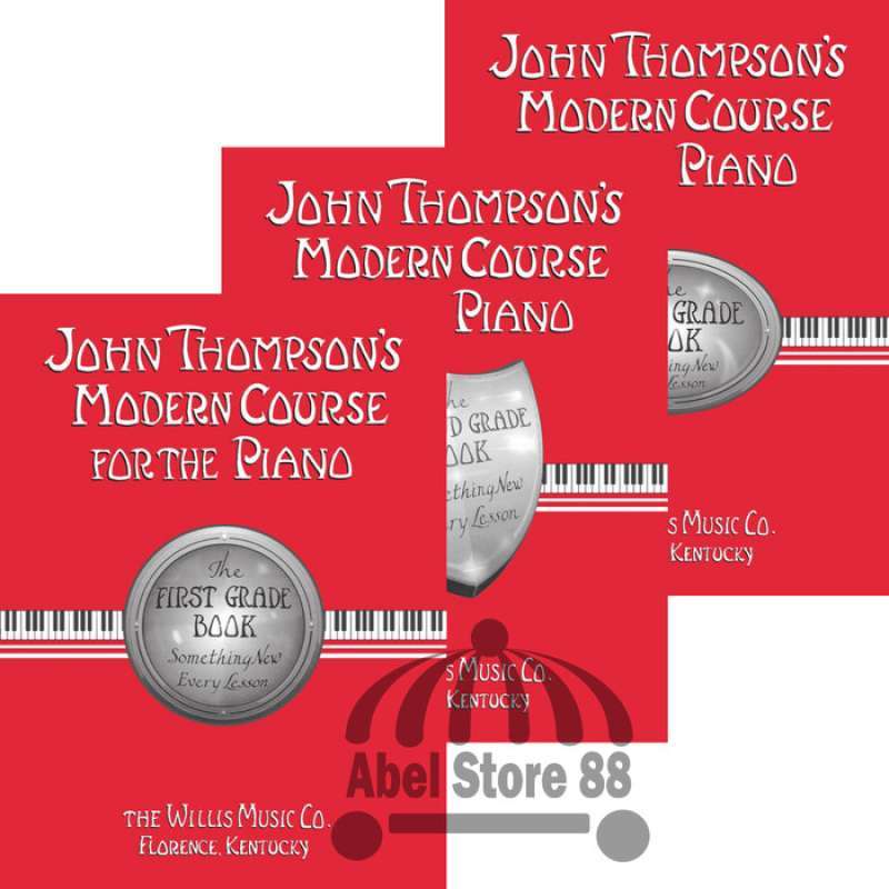 Jual John Thompson Modern Course For Piano First/second/third Grade ...