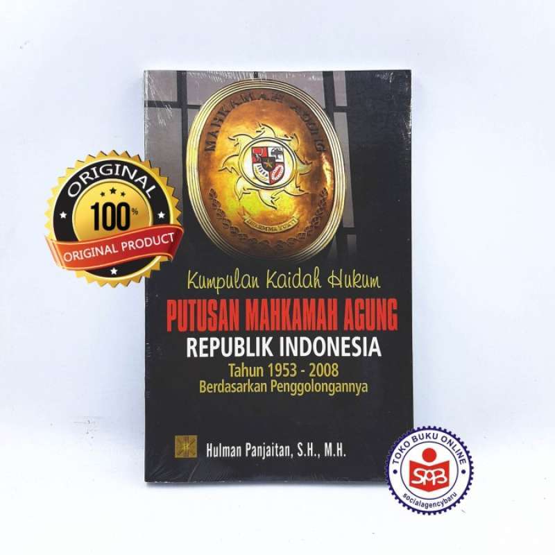 Jual Kumpulan Kaidah Hukum Putusan Mahkamah Agung - Hulman Panjaitan Di ... Jual Kumpulan Kaidah Hukum Putusan Mahkamah Agung - Hulman Panjaitan Di ...