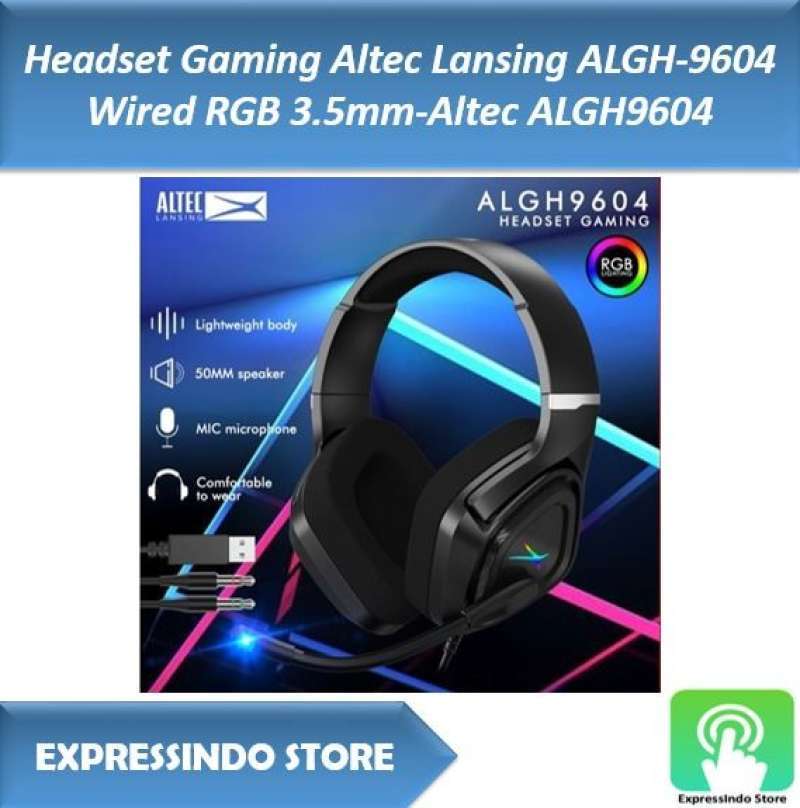 Promo 100% Produk Ori Headset Gaming Altec Lansing Algh-9604 Wired Rgb ...