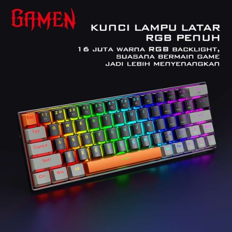 Promo 100% Produk Ori Gamen Titan Iii Mechanical Switch Gaming Keyboard ...
