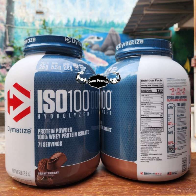 Promo Dymatize Iso 100 Chocolate 5 Lbs Lb 5lbs 5lb Iso100 Isolate Whey Lean Diskon 23% Di Seller ...