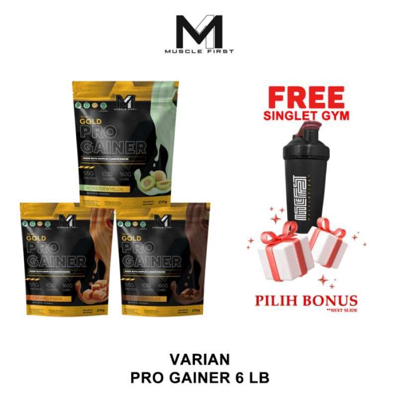 Promo Muscle First Gainer 6lbs - Susu Gym Penambah Massa Otot Diskon 23 ...