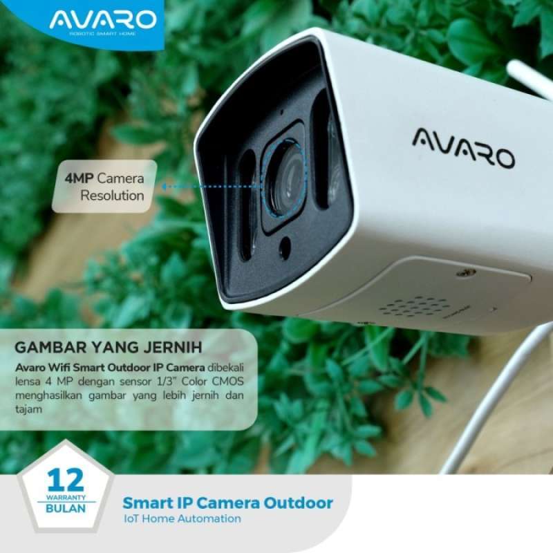 Jual Avaro Smart Cctv Wifi Ip Camera Outdoor 4mp Stc Color Nightvision - Tanpa Memori Di Seller ...