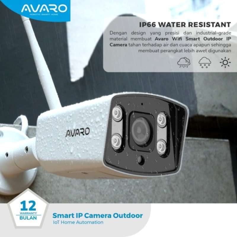 Jual Avaro Smart Cctv Wifi Ip Camera Outdoor 4mp Stc Color Nightvision - Tanpa Memori Di Seller ...