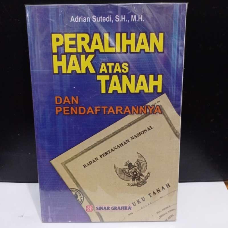 Jual Buku Peralihan Hak Atas Tanah. By. Adrian Sutedi, Sh Di Seller ...