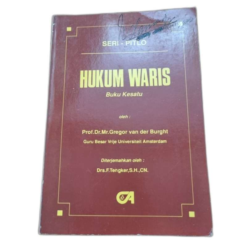 Jual Hukum Waris Seri Pitlo Buku Original Di Seller Noelle - Cengkareng Timur, Kota Jakarta ...