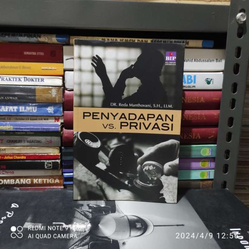 Jual Buku Original Penyadapan Vs Privasi Dr Reda Manthovani Sh Llm Di ...
