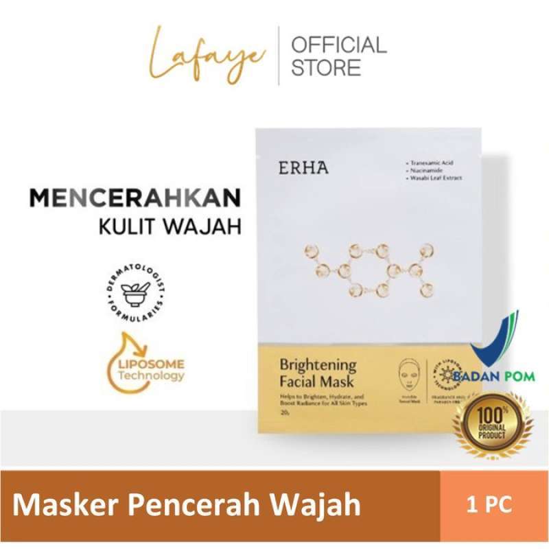 Jual Erha Masker Wajah Collagen Brightening Anti Acne Soothing Facial ...