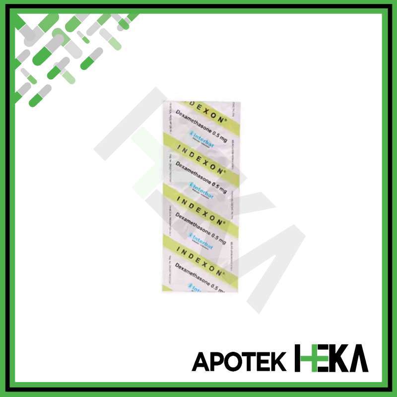 Jual Indexon Strip Isi 10 Tablet - Dexamethasone Di Seller Apotek Heka ...
