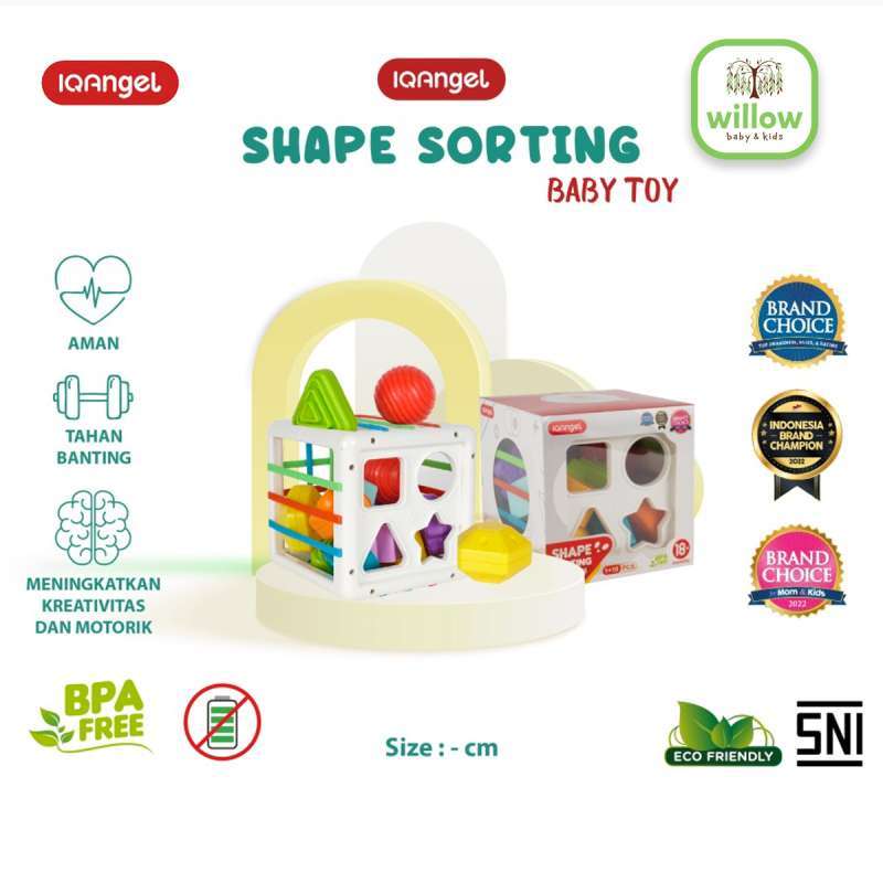 Jual Mainan Motorik Anak - Iq Angel Shape Sorting Baby Toys Di Seller ...