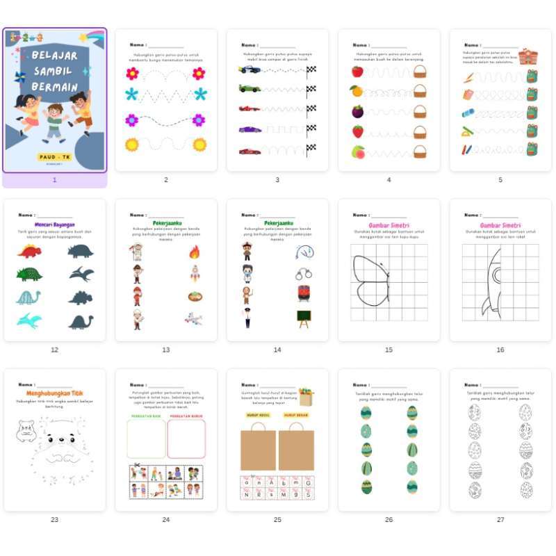 Promo 300+ File Pembelajaran Anak Tk Paud Sd Buku Edukasi Anak ...