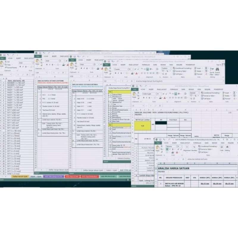 Jual Excel Proyek Ahs & Ahsp - Mep Di Seller Sangninja - Cengkareng ...