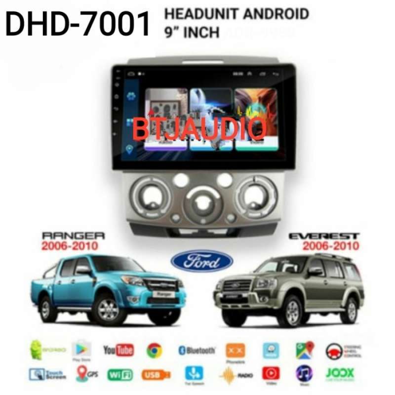 Promo Head Unit Tape Mobil Android Ford Ranger/everest/mazda Bt50 Layar ...