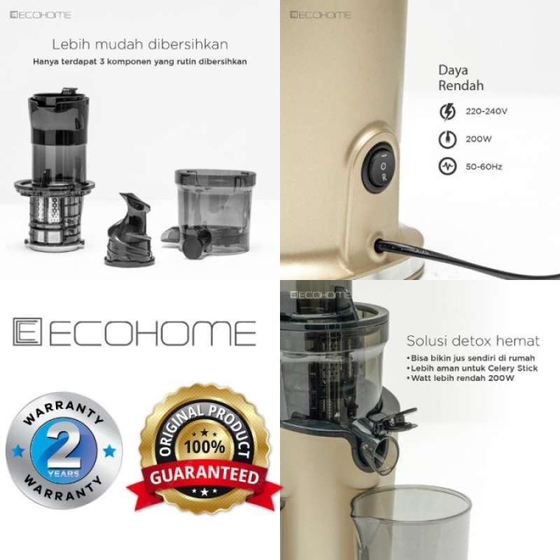 Promo Ecohome Slow Juicer New Esj - 999 Diskon 4% Di Seller Kaniarts ...