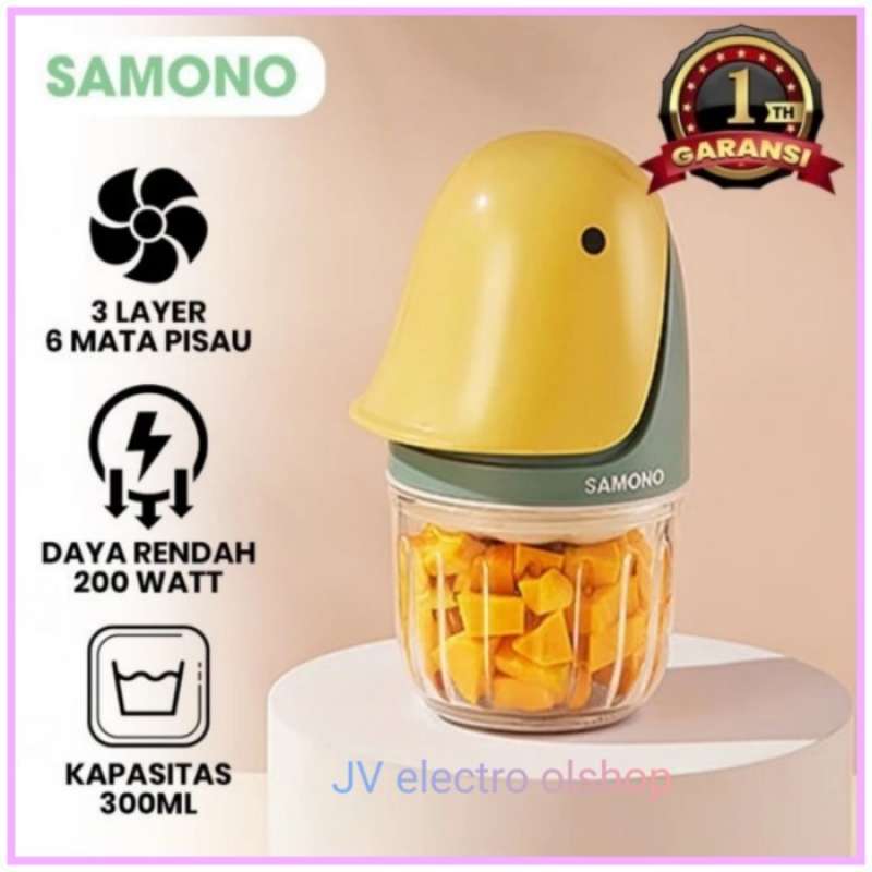 Jual Chopper Samono Sw-c200 /mini Chopper Samono Pelumat Daging Bumbu ...