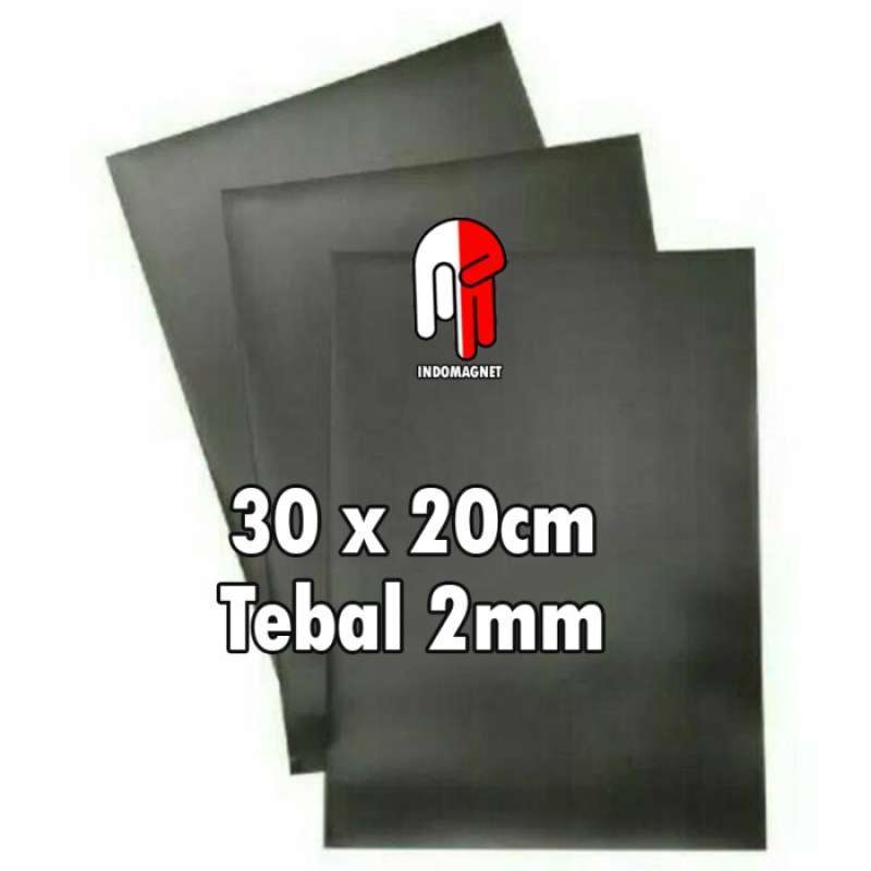 Jual Magnet Lembaran Strip Sheet Karet Rubber Hvs A4 30cm X 20cm Tebal 2mm Di Seller Sangninja ...