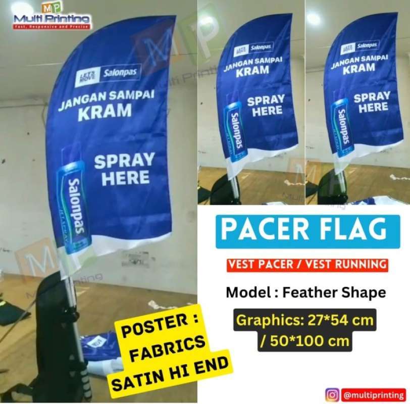 Jual Tas Bendera-backpack Flag Banner-backpack Banner-vest Lari-vest ...