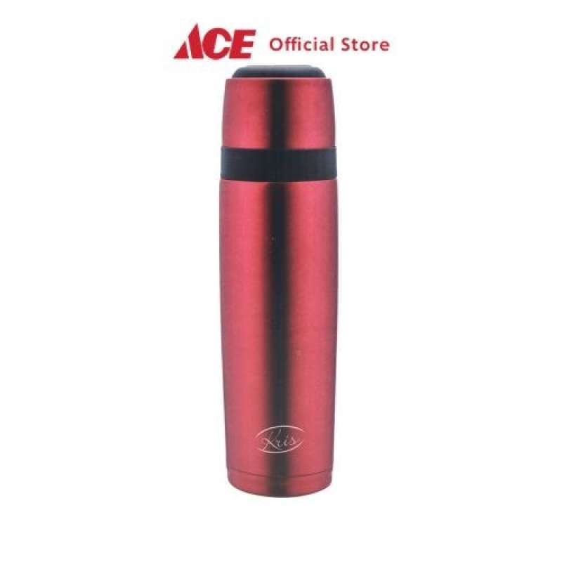 Promo Ace - Krishome 800 Ml Botol Vacuum Flask Stainless - Merah Diskon 32% Di Seller Gansirsa ...