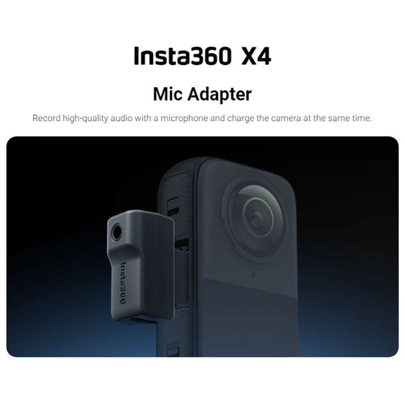 Promo Jpc Kemang Insta360 X4 Mic Adapter For Insta 360 X4 Microphone ...