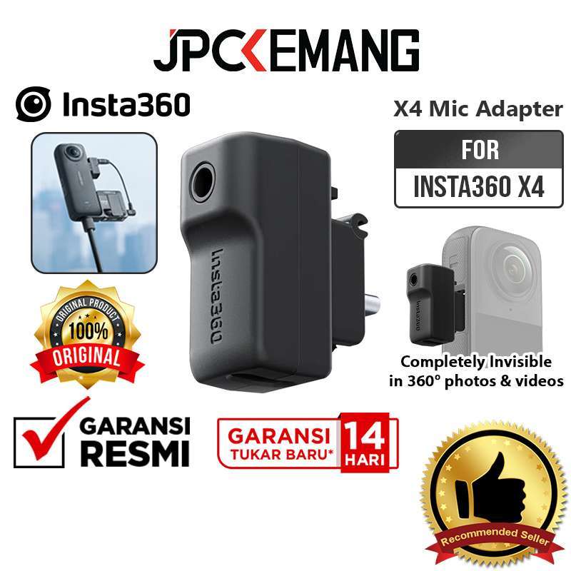 Promo Jpc Kemang Insta360 X4 Mic Adapter For Insta 360 X4 Microphone ...