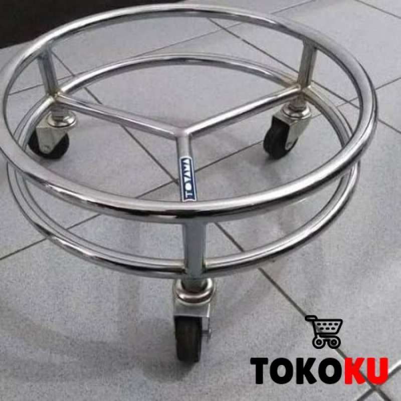 Jual Tatakan Roda Tabung Gas/roda Gas Elpiji Stainlesso Toyama Di ...
