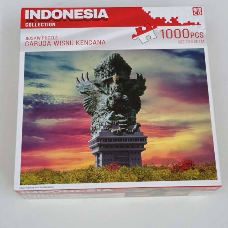 Jual Original Emco Jigsaw Puzzle Garuda Wisnu Kencana 1000pcs Indonesia ...