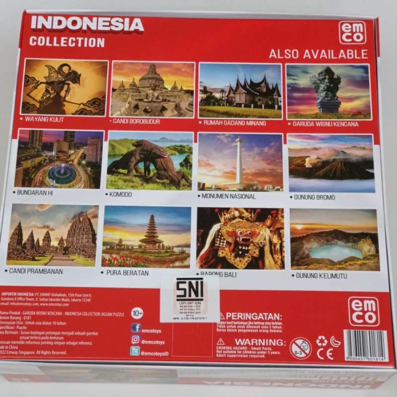 Jual Original Emco Jigsaw Puzzle Garuda Wisnu Kencana 1000pcs Indonesia ...