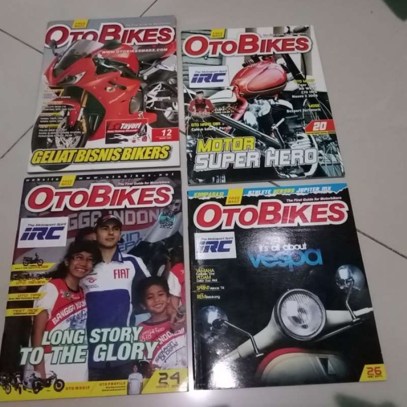 Jual Fs Majalah Otobikes Edisi 12, 20, 24, 26 All About Vespa Harga ...