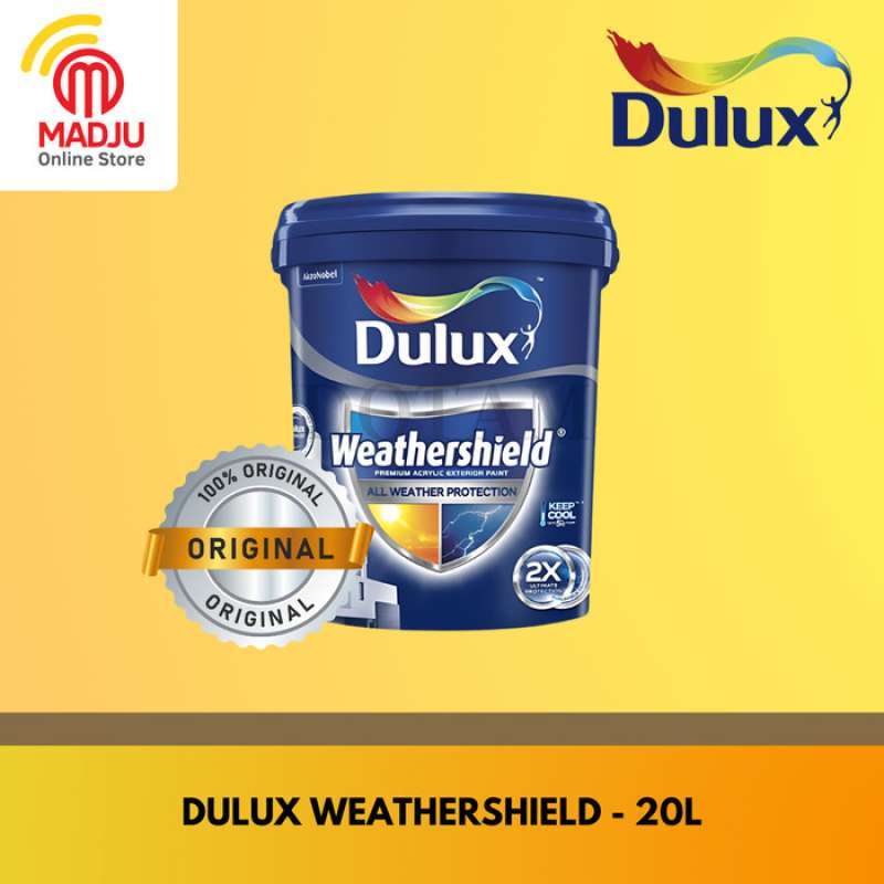 Promo Dulux Weathershield Pro Core Dual Shield Cat Tembok Exterior 20l ...
