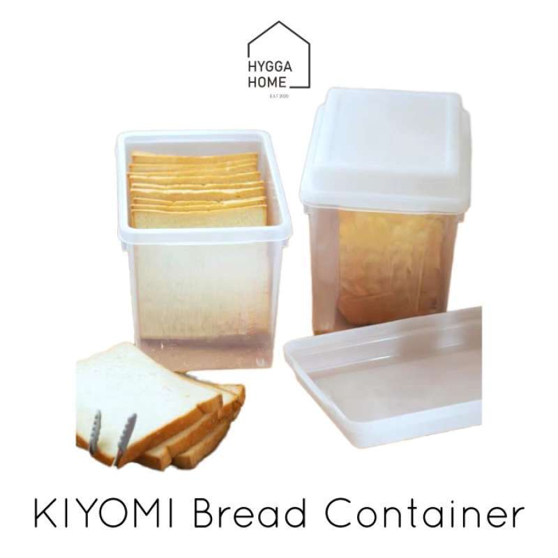 Jual Kiyomi Bread Container Kotak Roti Tawar Tempat Penyimpanan Makanan ...
