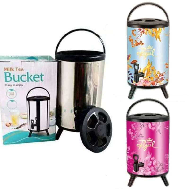 Jual Milk Tea Bucket 12 Liter | Dispenser Stainless Steel | Termos ...
