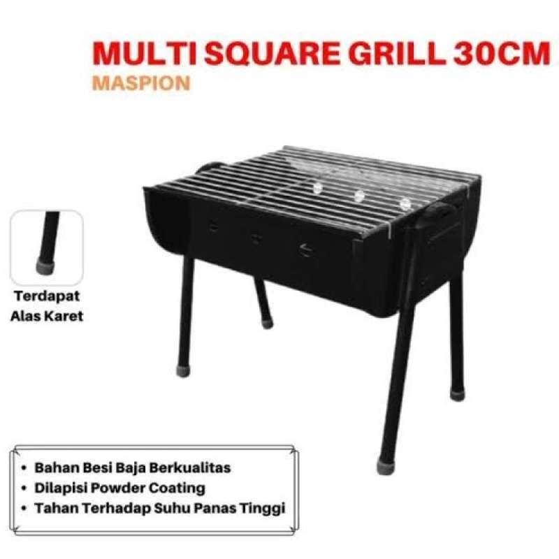Jual Multi Square Grill Maspion 30cm Panggangan Arang Persegi Panjang ...