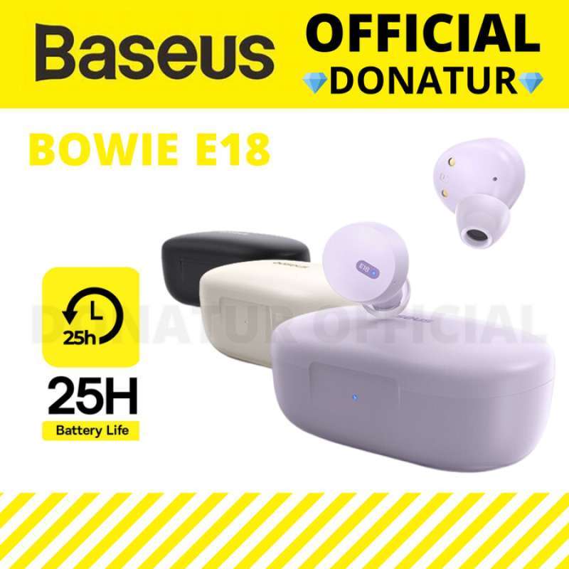 Promo Baseus Bowie E18 Tws Earphones 25h-listening Ipx4 Enc Diskon 23% ...