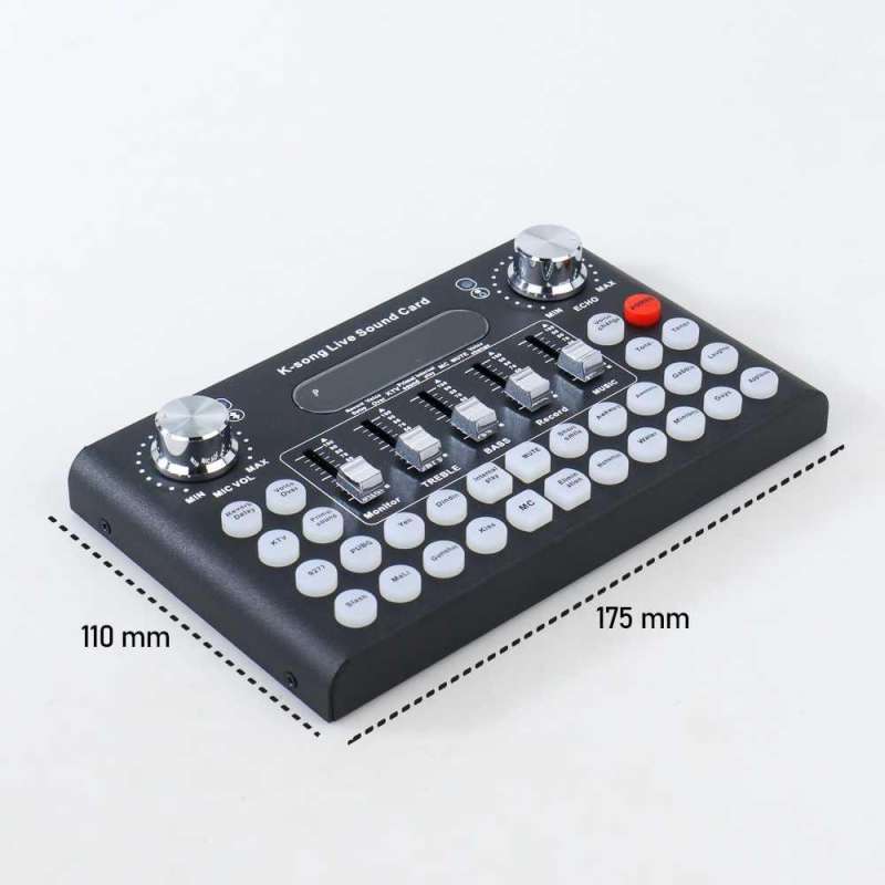 Jual Woopower Mixer Usb Sound Card Amplifier Bluetooth Live Broadcast ...