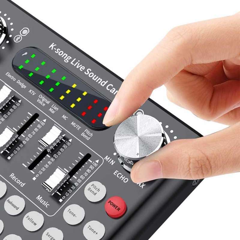 Jual Woopower Mixer Usb Sound Card Amplifier Bluetooth Live Broadcast ...