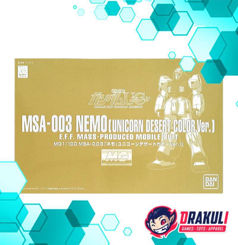 Jual Bandai Plamo Mg Msa-003 Nemo (unicorn Desert Color Ver.) Pbandai Di Seller Drakuli Games ...