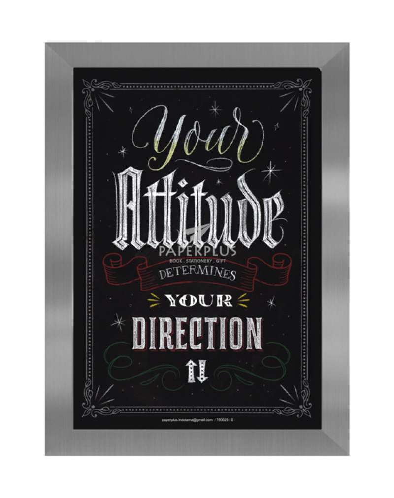 Promo 100% Produk Ori Poster A4 Your Attitude Determines Your Direction ...