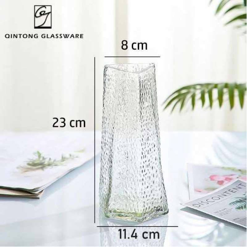 Jual Qintong Vas Bunga Dekorasi Interior Ruang Tamu Model Triangle Qt ...