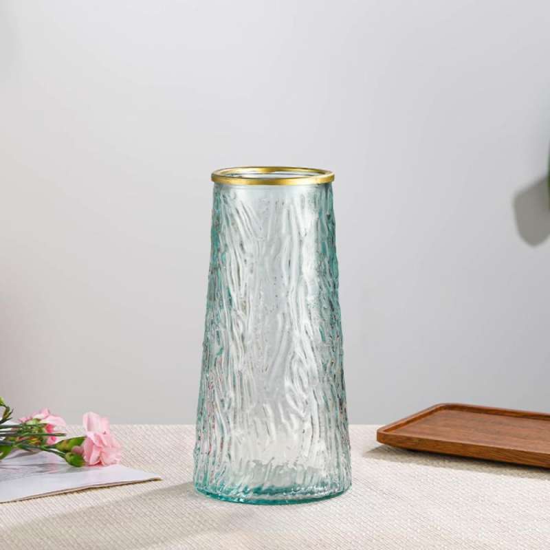 Jual Qintong Vas Bunga Kaca Silinder Tree Nordic Simple Glass Vase ...