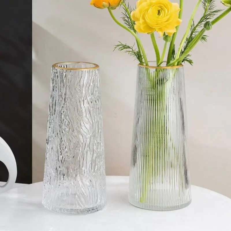 Jual Qintong Vas Bunga Kaca Silinder Tree Nordic Simple Glass Vase ...
