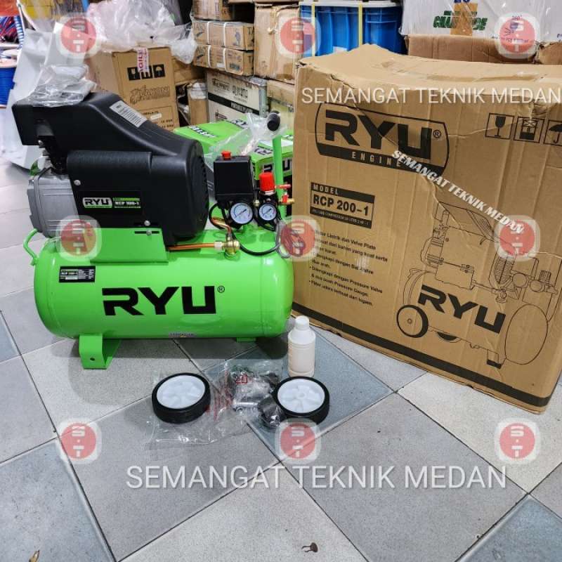 Jual Kompresor Kompressor Udara Angin Listrik 2hp Ryu Rcp 200-1 Rcp200 ...