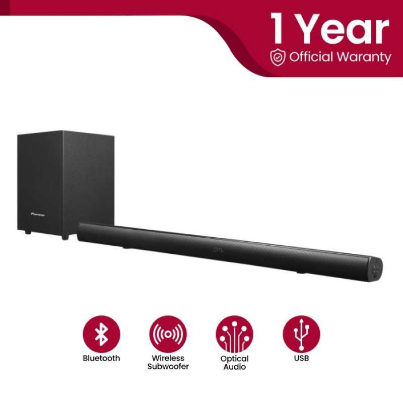 Promo Pioneer Soundbar Sbx-101(b) Subwoofer Wireless Bluetooth Sbx101 Diskon 40% Di Seller ...