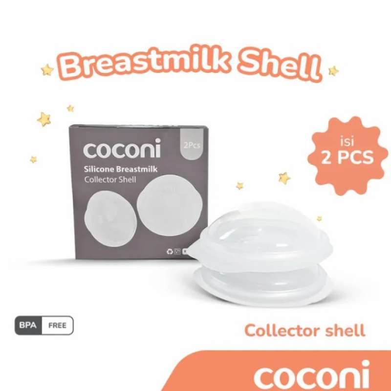 Jual Coconi Breastmilk Collector Shell 2 Pcs / Penampung Asi Silicone ...