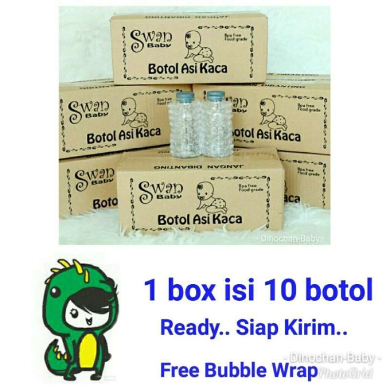 Jual Botol Asi Kaca 100 Ml - 1 Box Isi 10 Botol - Botol Kaca Asi - Vial Di Seller Sunshop ...