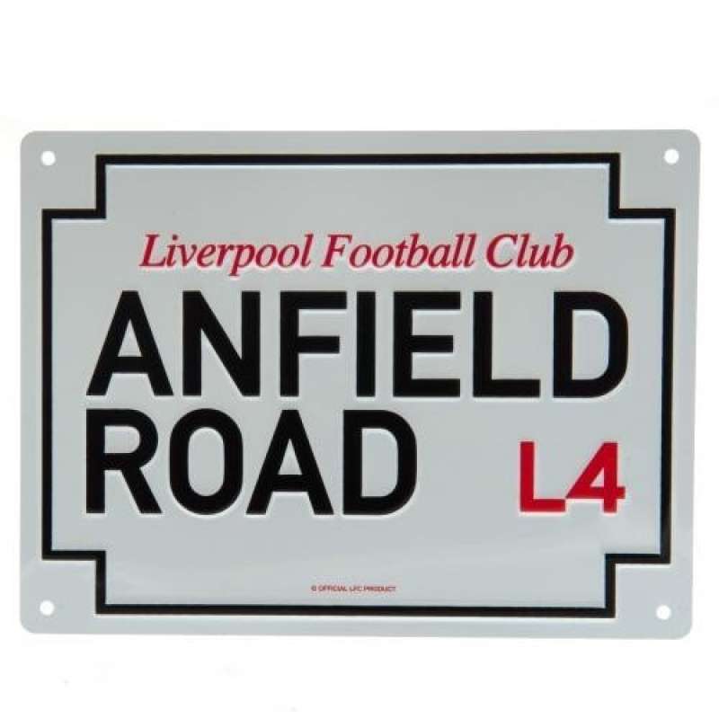 Promo Terbaik Liverpool Fc Anfield Road Sign, Gift, Kado, Official ...