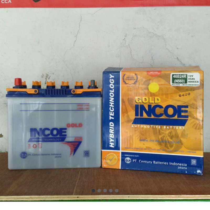 Promo Aki Ns60 Incoe Gold Hybrid Basah 12v 45ah Avanza Xenia Terios Rush Apv Diskon 33% Di ...