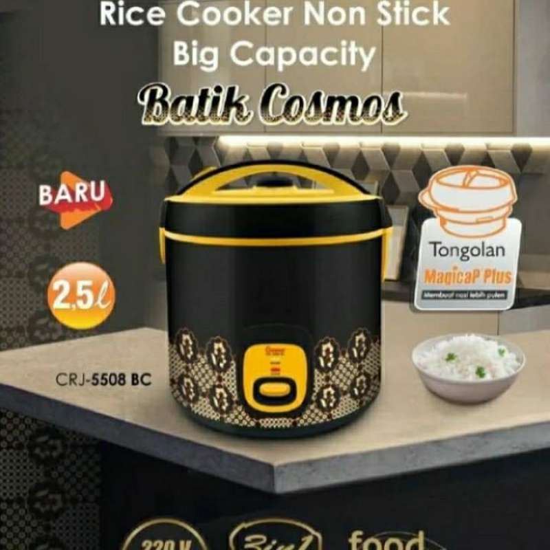 Jual Magic Com Batik Jumbo Cosmos 2,5 Liter Crj 5508 Di Seller Lentera ...