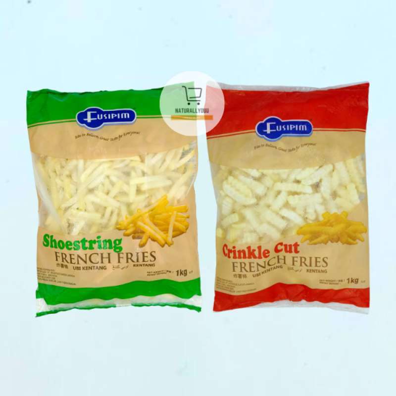 Jual Fusipim French Fries Kentang Goreng 1kg Frozen Potato Fries ...