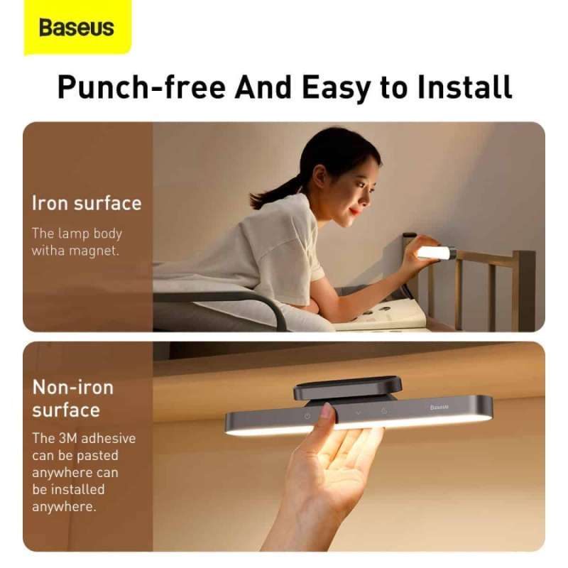 Jual Baseus Magnetic Stepless Dimming Lighting Pro Desk Lamp Led Lampu ...